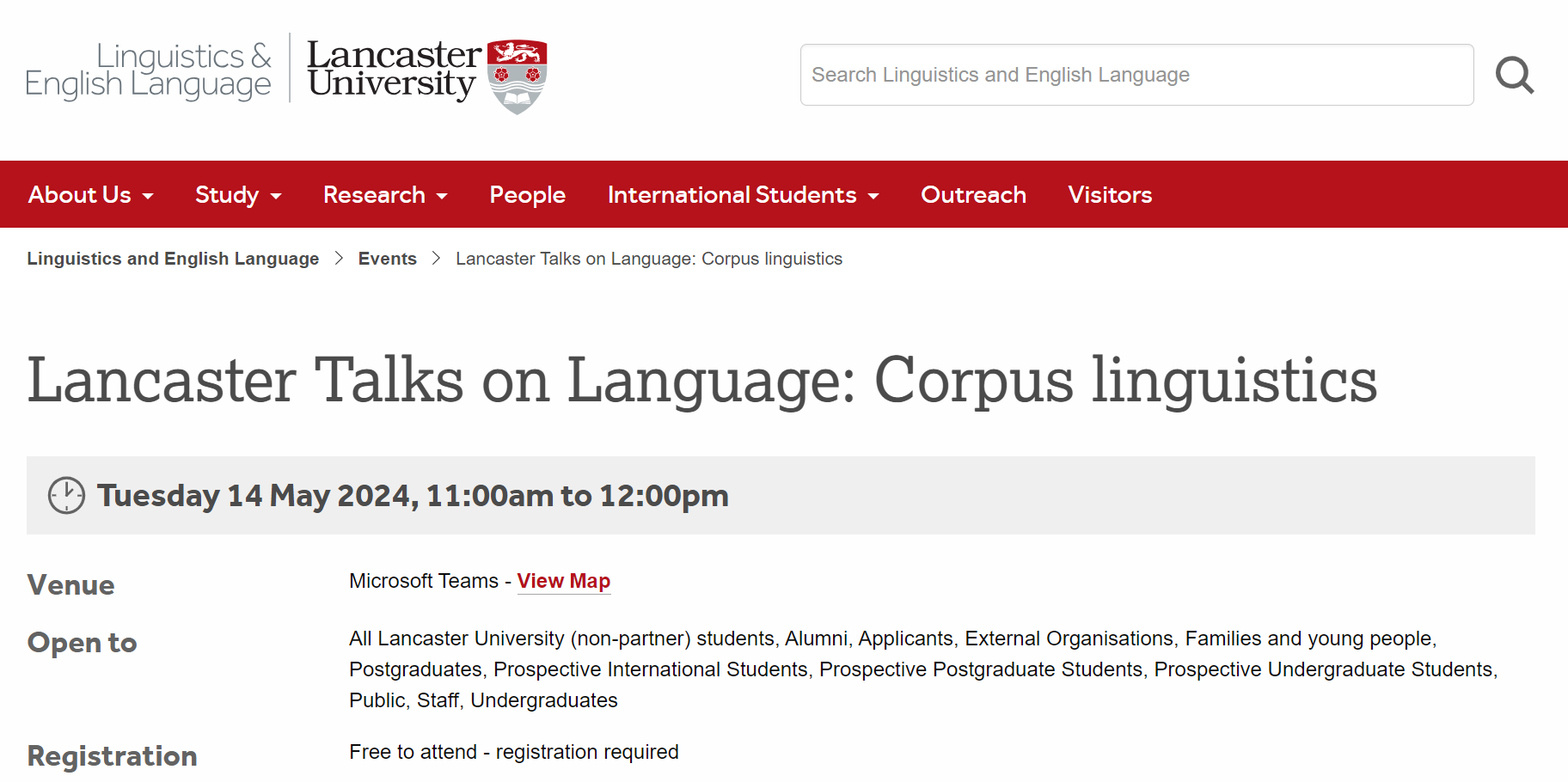 Lancaster Talks on Language: Corpus Linguistics – Tóm tắt sự kiện và ...